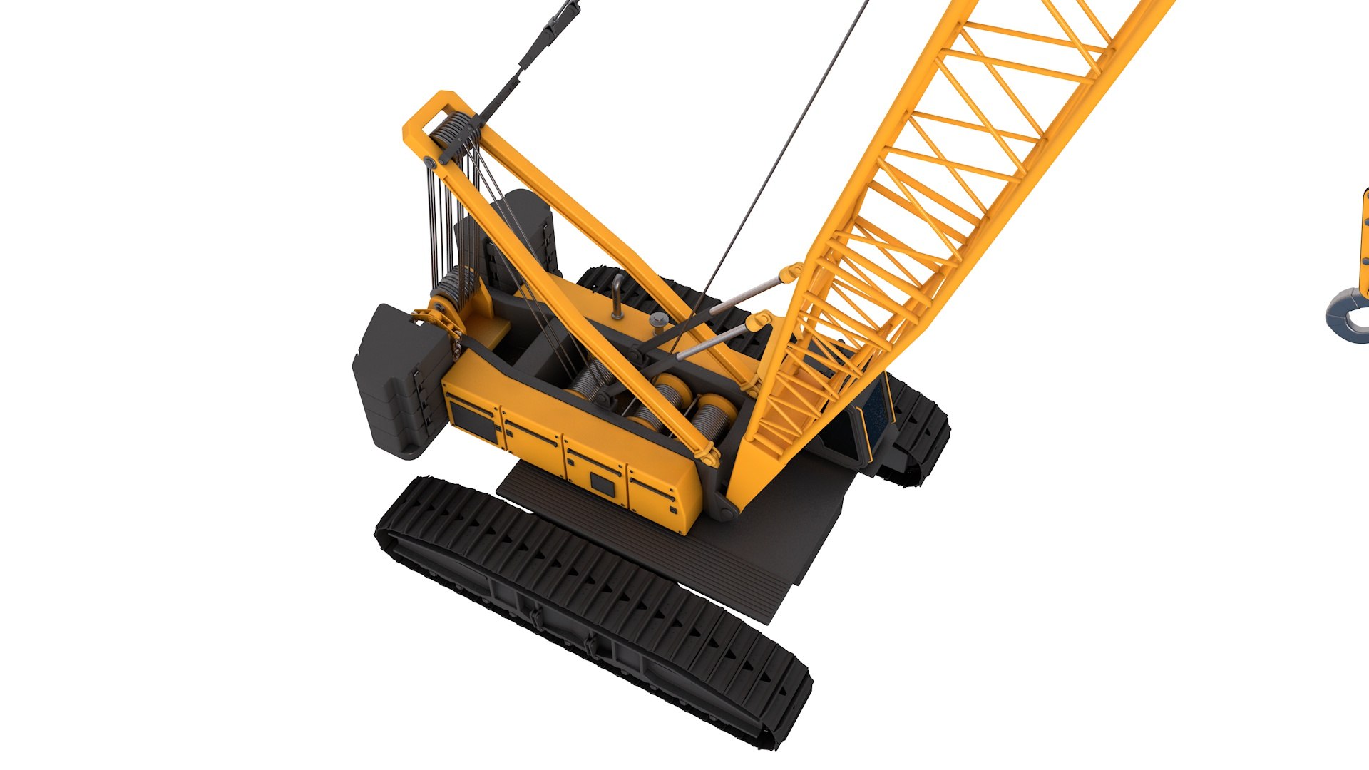 Crawler Crane Model - TurboSquid 1944560