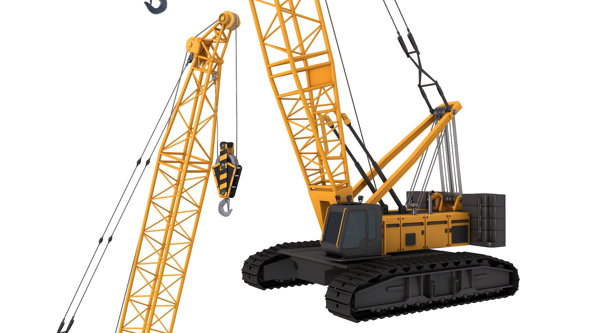 Crawler Crane Model - TurboSquid 1944560
