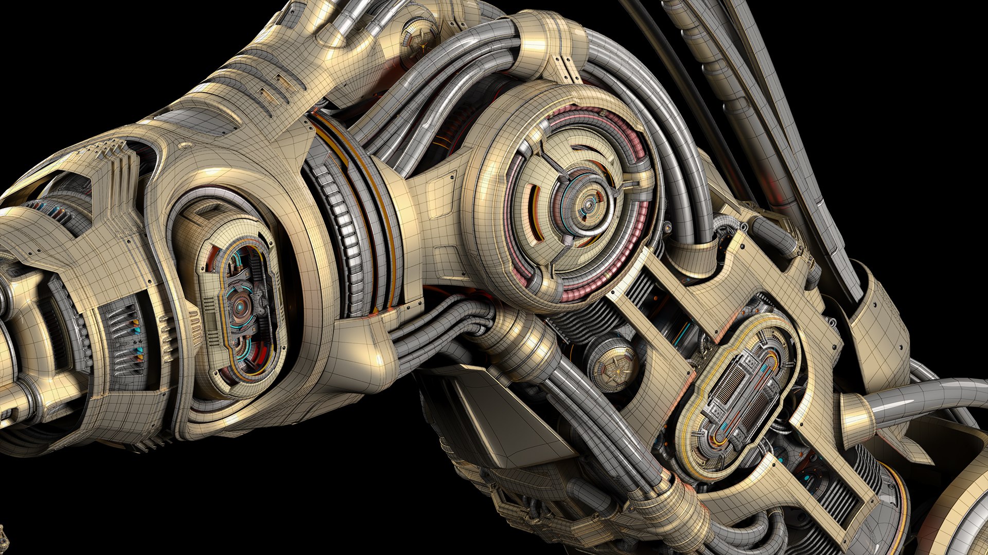 Robotic Arm Advanced - Rigged Model - TurboSquid 2285670