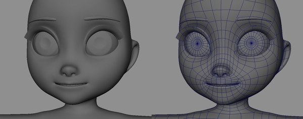 Personagem de menina malha de base Modelo 3D - TurboSquid 1291521