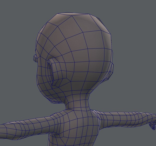 3D base character girl model - TurboSquid 1291521
