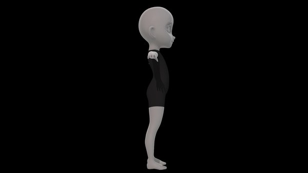 3D base character girl model - TurboSquid 1291521