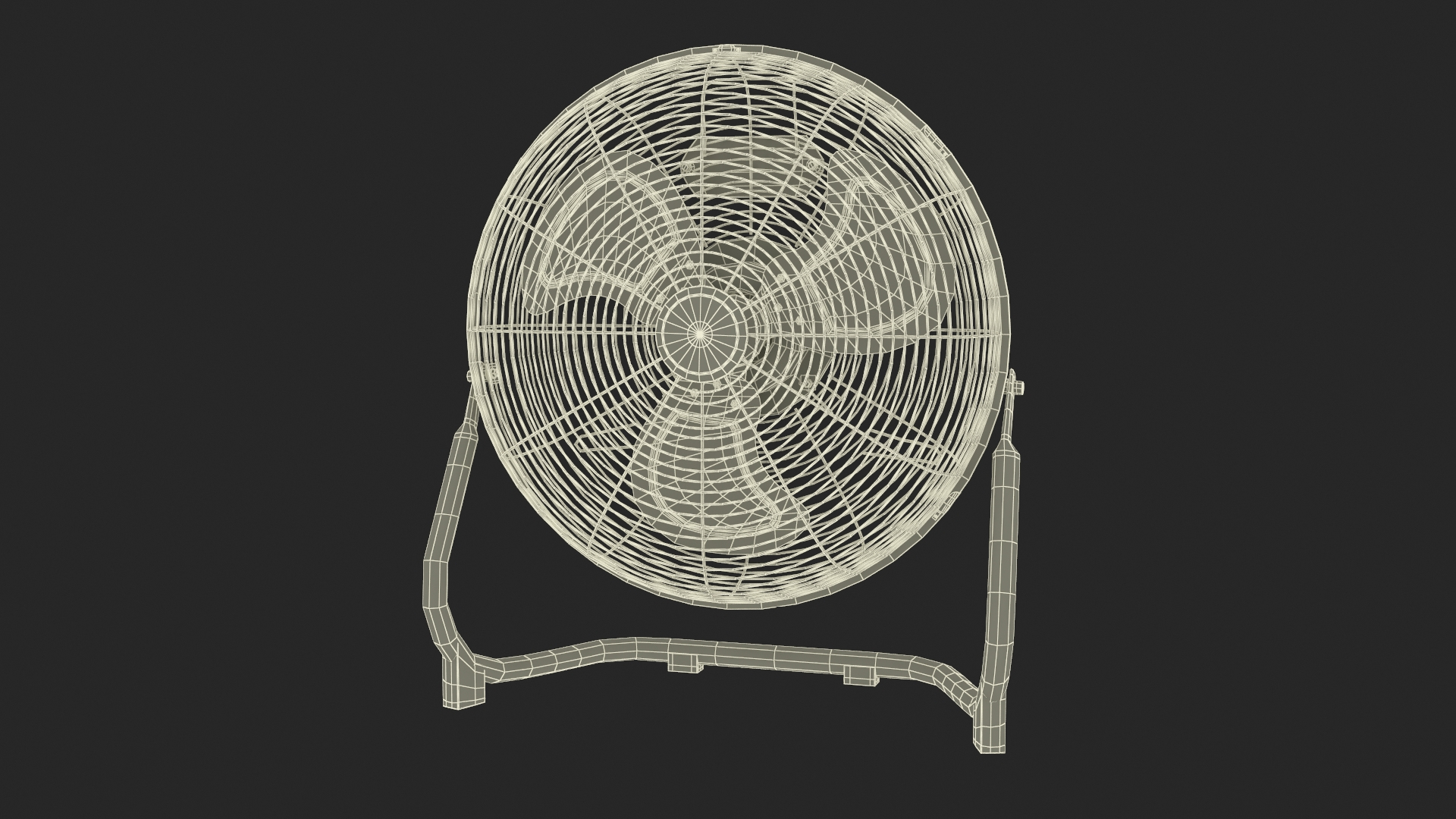 Small Floor Simple Deluxe Fan Black 3D Model - TurboSquid 2115313