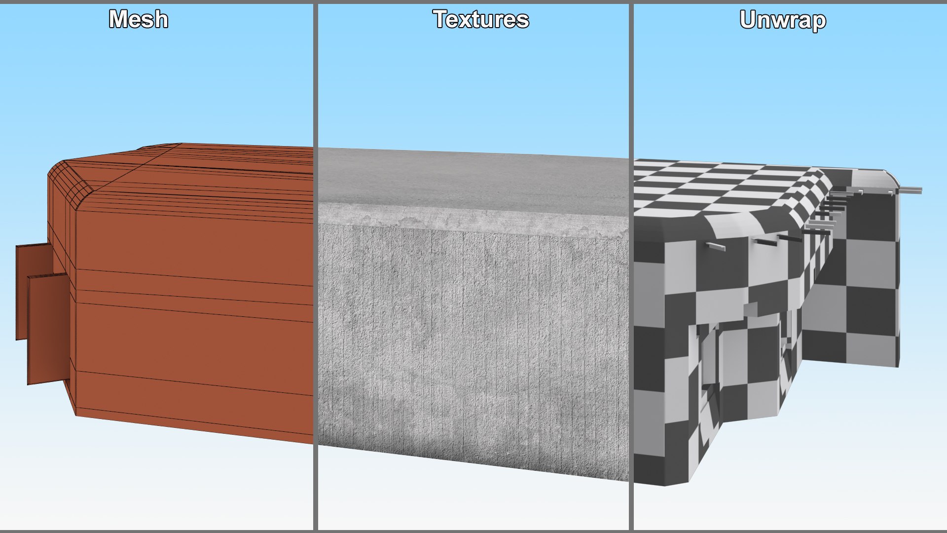 Concrete Military Bunker Structure 3D - TurboSquid 2424578