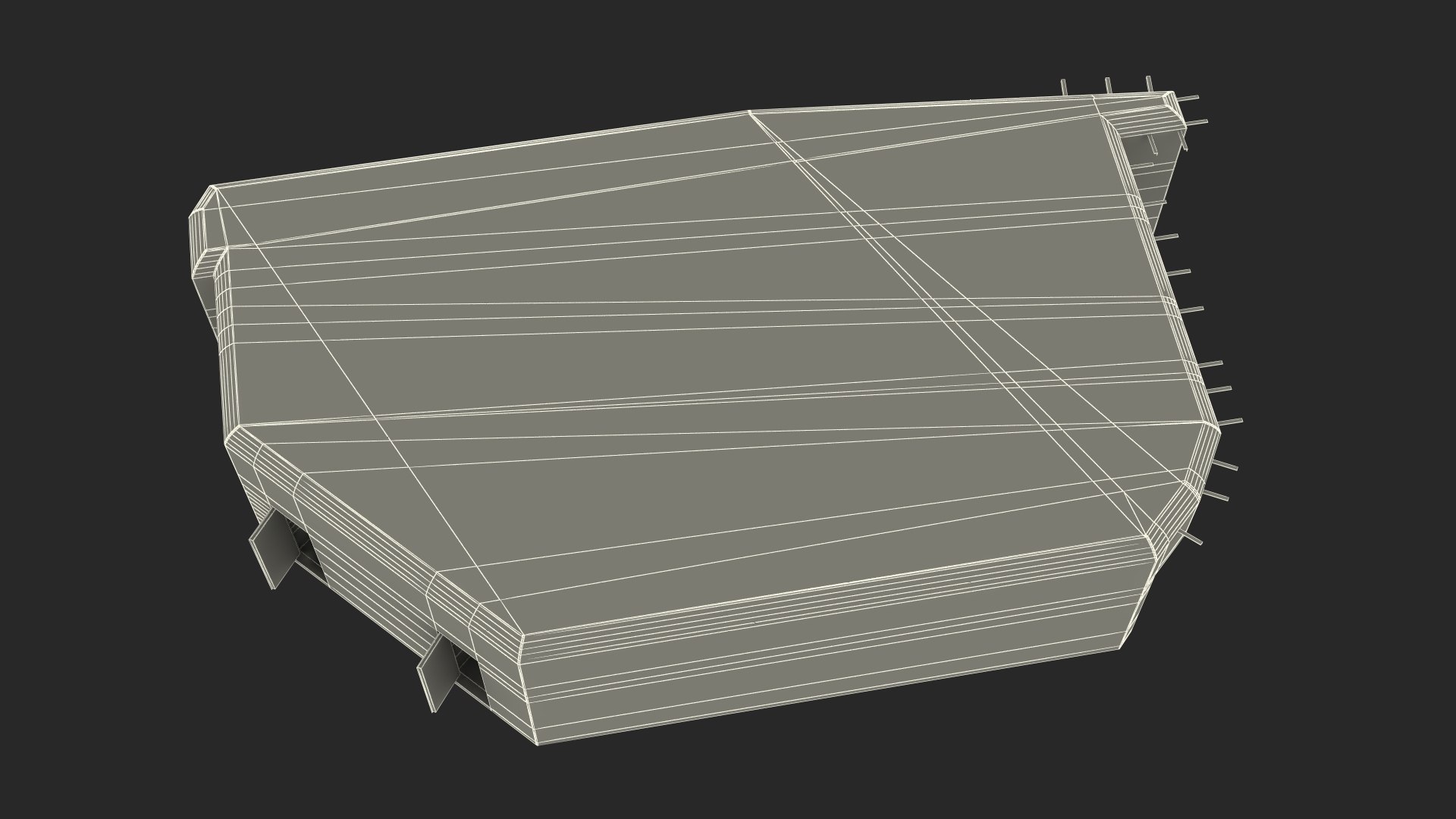 Concrete Military Bunker Structure 3D - TurboSquid 2424578