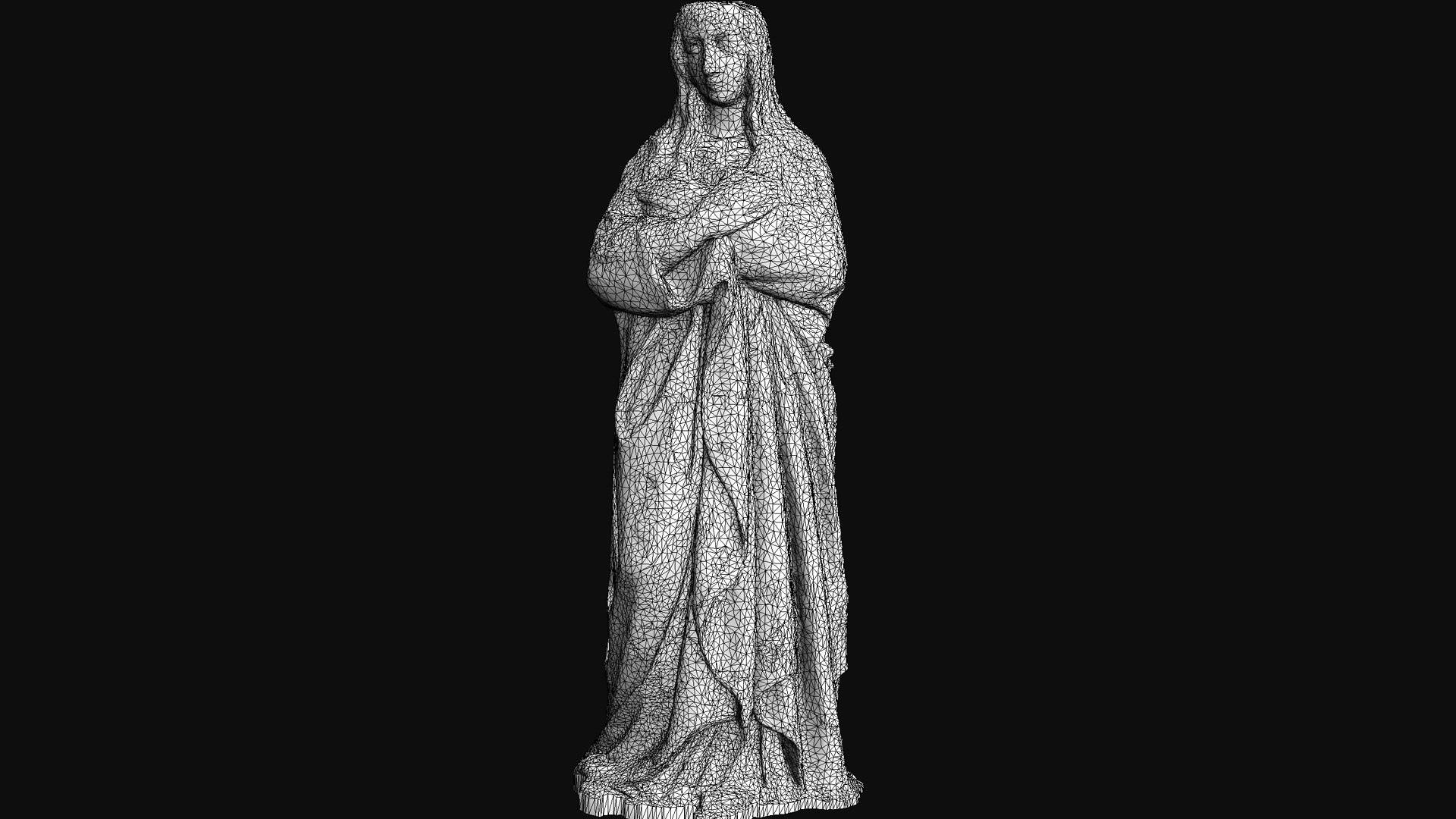 Abandoned Forest Mossy Monument Figure Photogrammetry Model ...