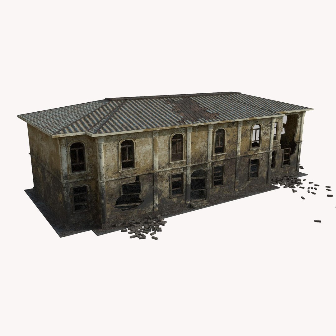 Ruined house games 3D model - TurboSquid 1391158