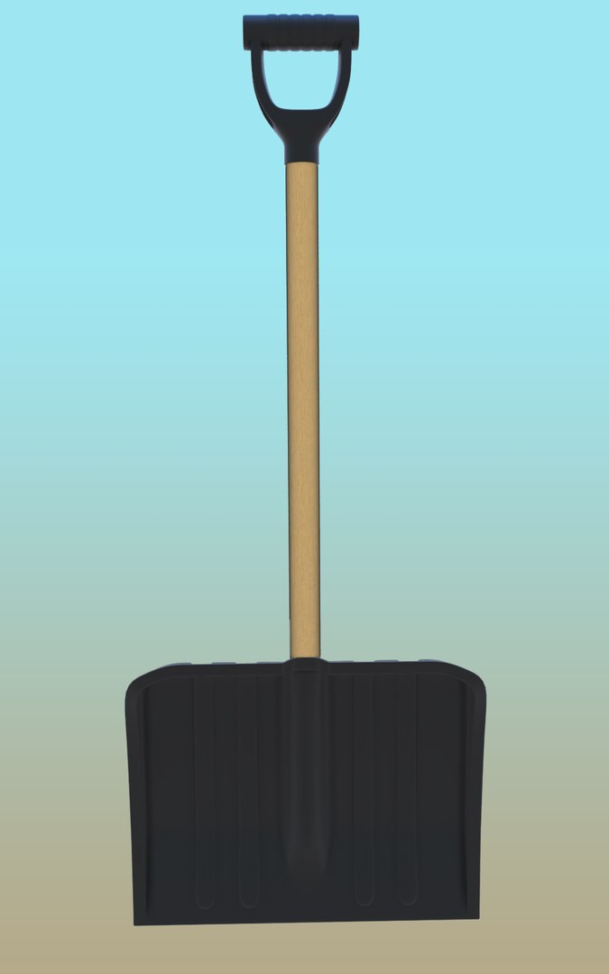 3d model snow shovels