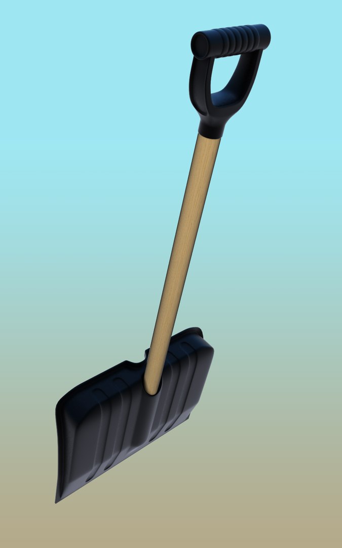 3d model snow shovels