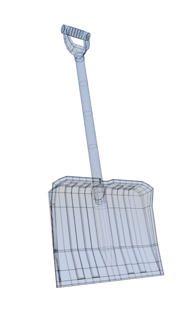 3d model snow shovels
