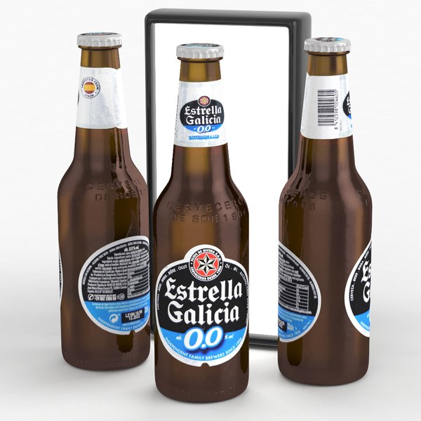 modelo 3d Botella Cerveza Estrella Galicia Zero 330ml 2022 - TurboSquid ...