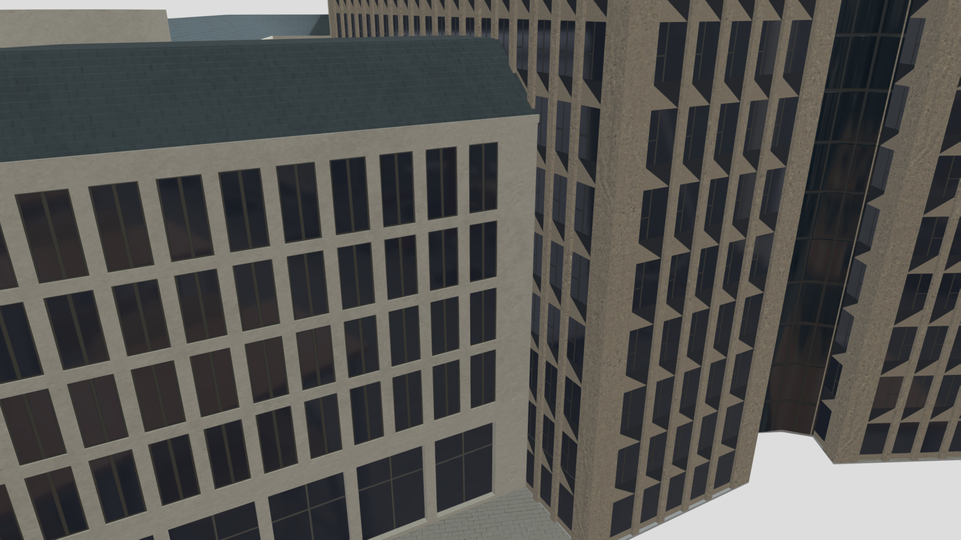 modelo 3d Tower 185 Skyscraper Low Poly PBR Realistic 8K Textures ...