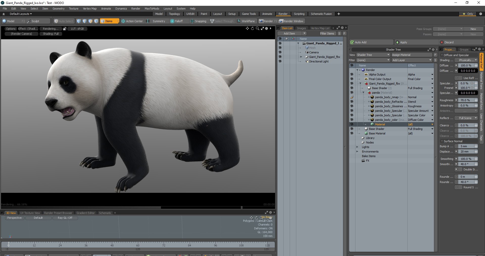 Giant Panda Rigged For Modo 3D Model - TurboSquid 1852724