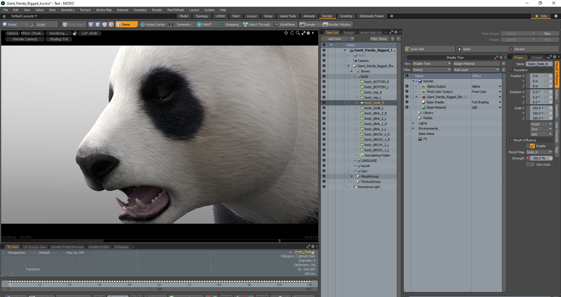 Giant Panda Rigged For Modo 3D Model - TurboSquid 1852724