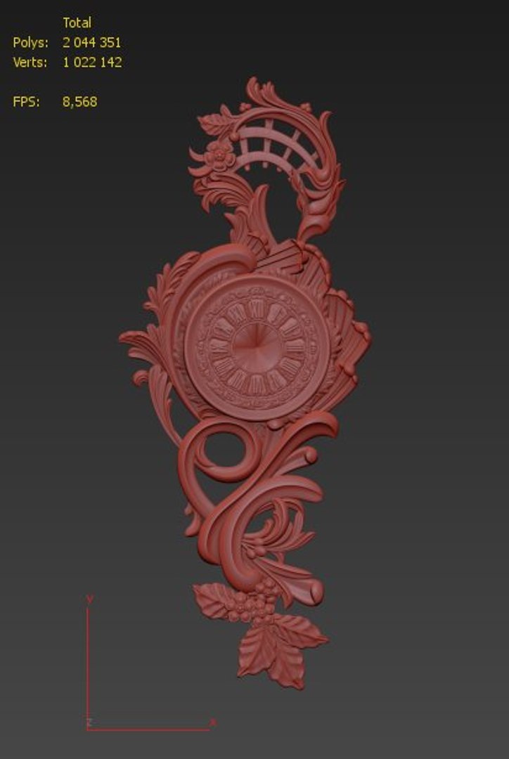 Clock Face 3D Model - TurboSquid 1417690