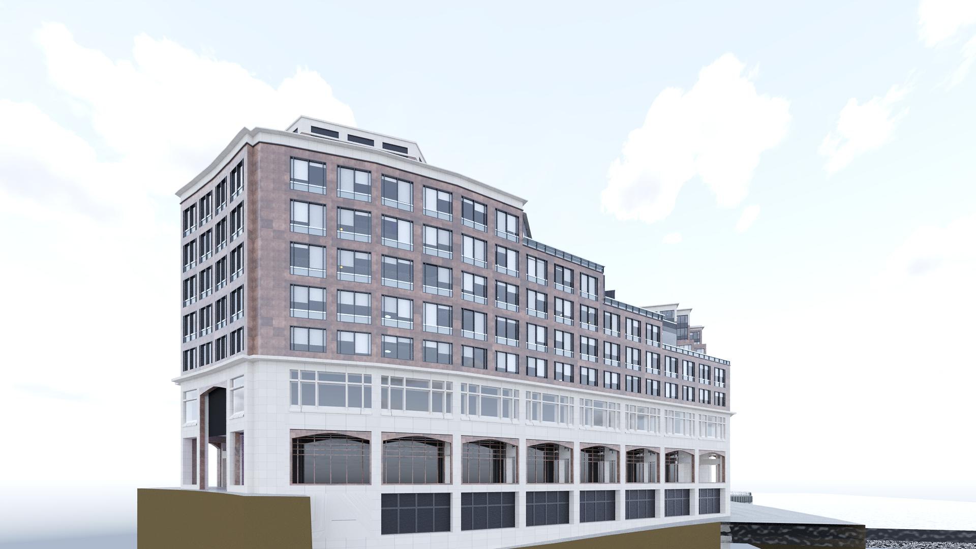 15 Westferry Circus And 25 Cabot Square Buildings Canary Wharf Model ...