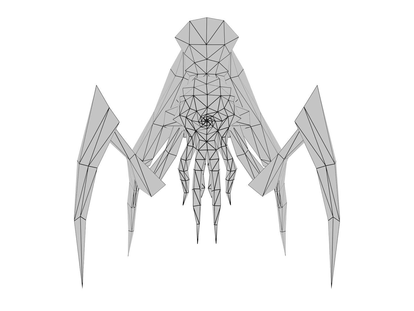 3D Model PS1 PSX Low Poly Alien Monster - TurboSquid 2234585