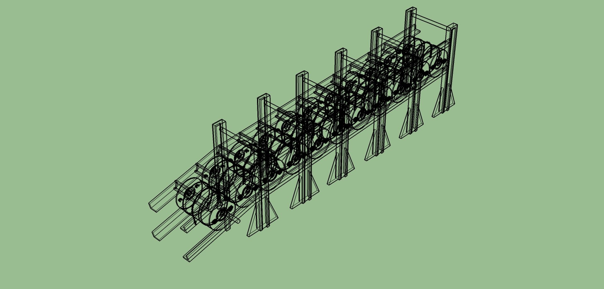 Depth Charge Rack Pt 3D Model - TurboSquid 1432145
