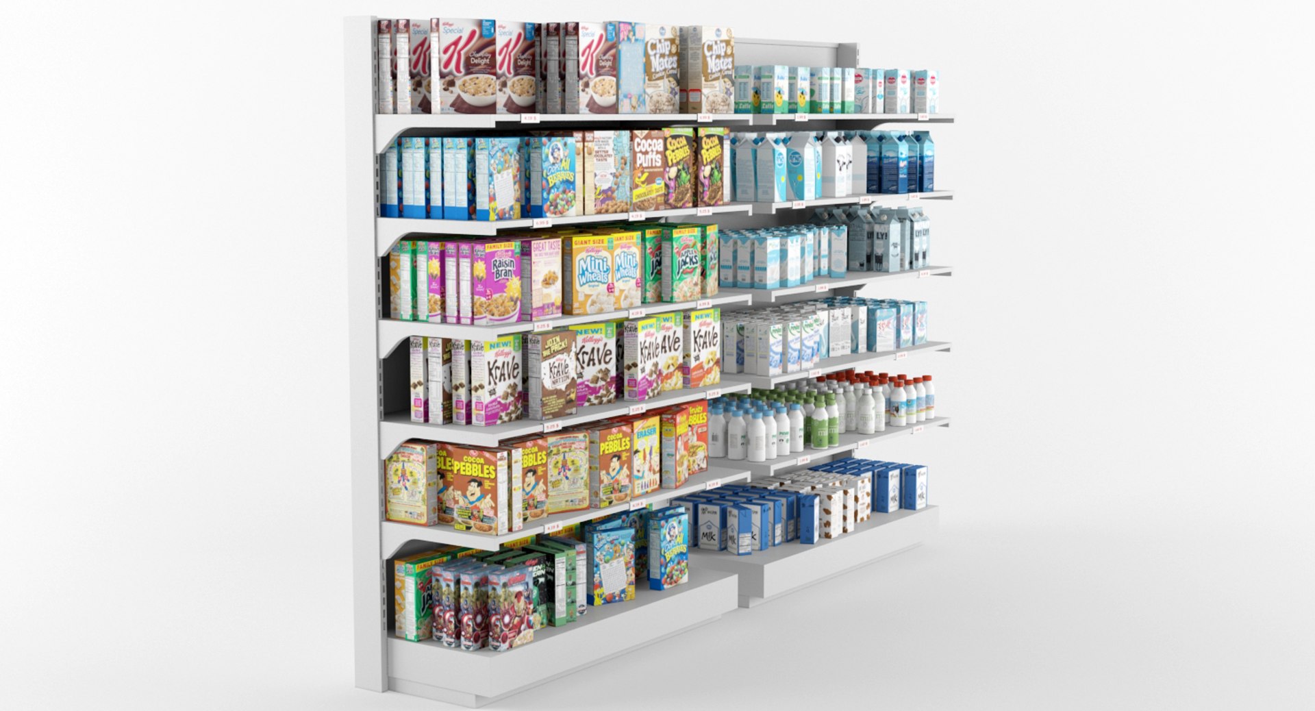 3d Model Display Market Shelves
