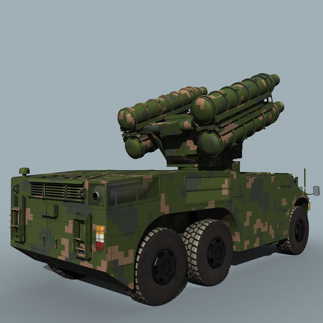 Hq-7 Hq-7b 3D Model - TurboSquid 1364972
