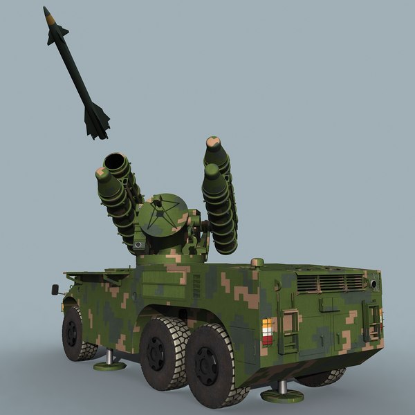 Hq-7 hq-7b 3D model - TurboSquid 1364972