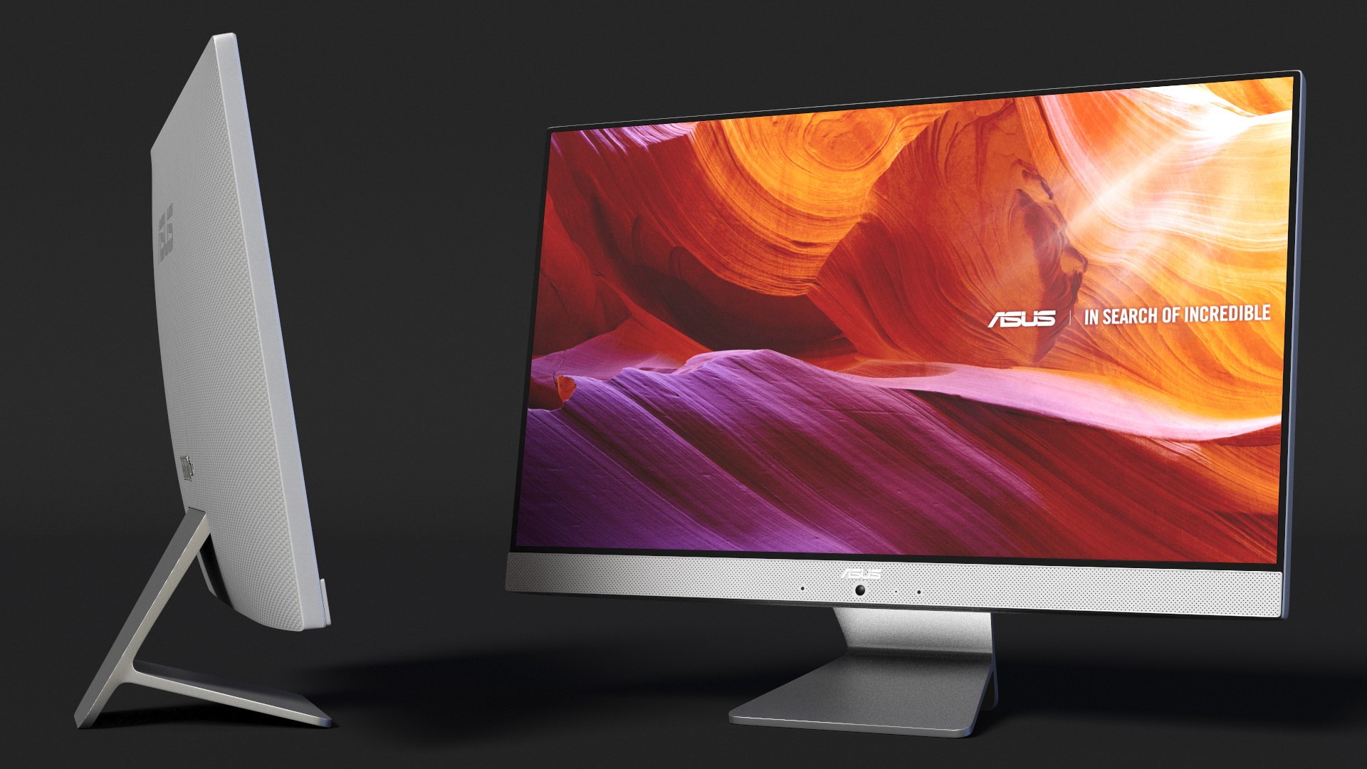 Asus Vivo AiO White Monoblock 3D - TurboSquid 2132401