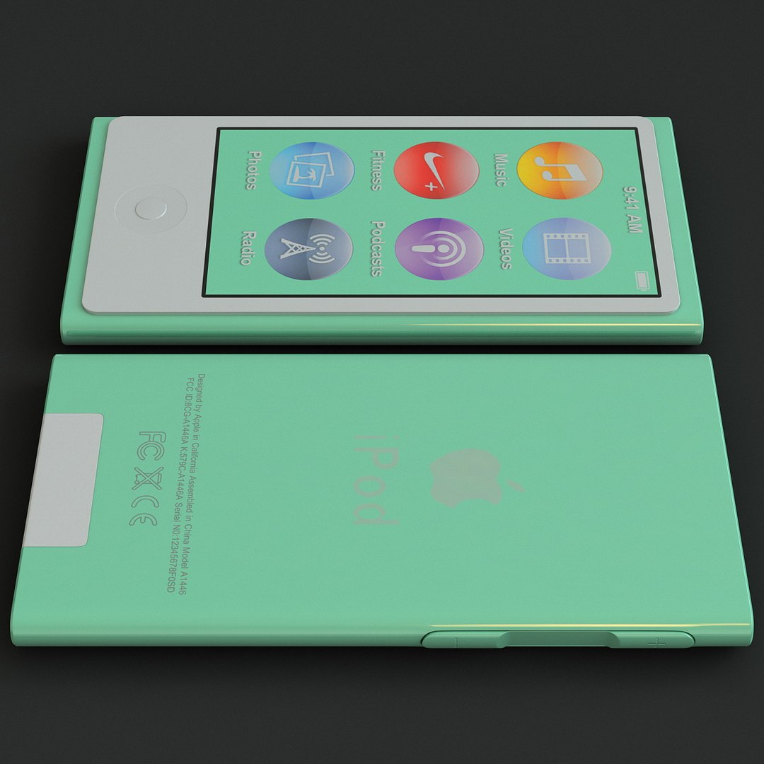 3ds Max Green Ipod Nano