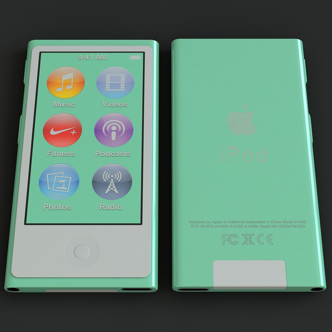 3ds Max Green Ipod Nano