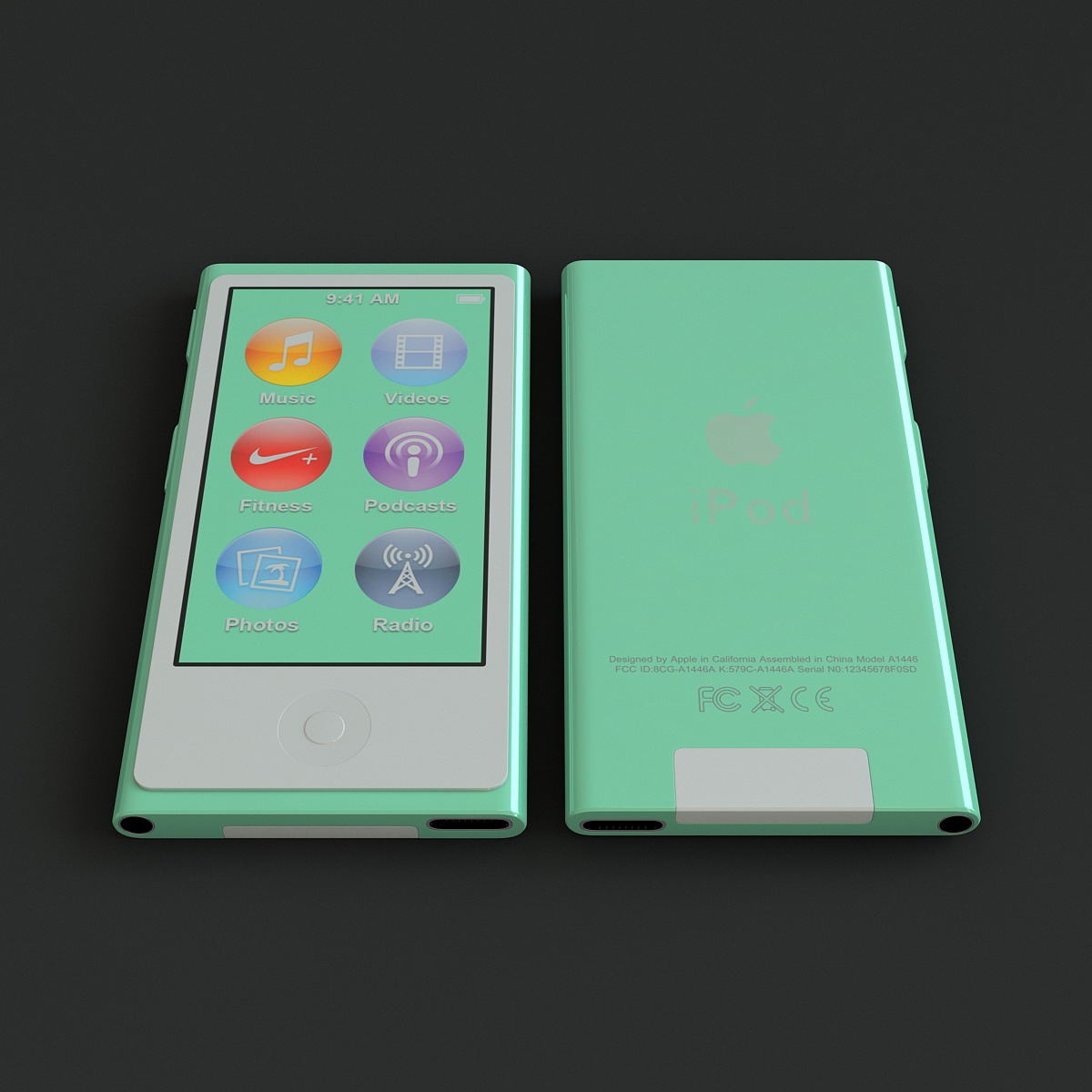 3ds max green ipod nano