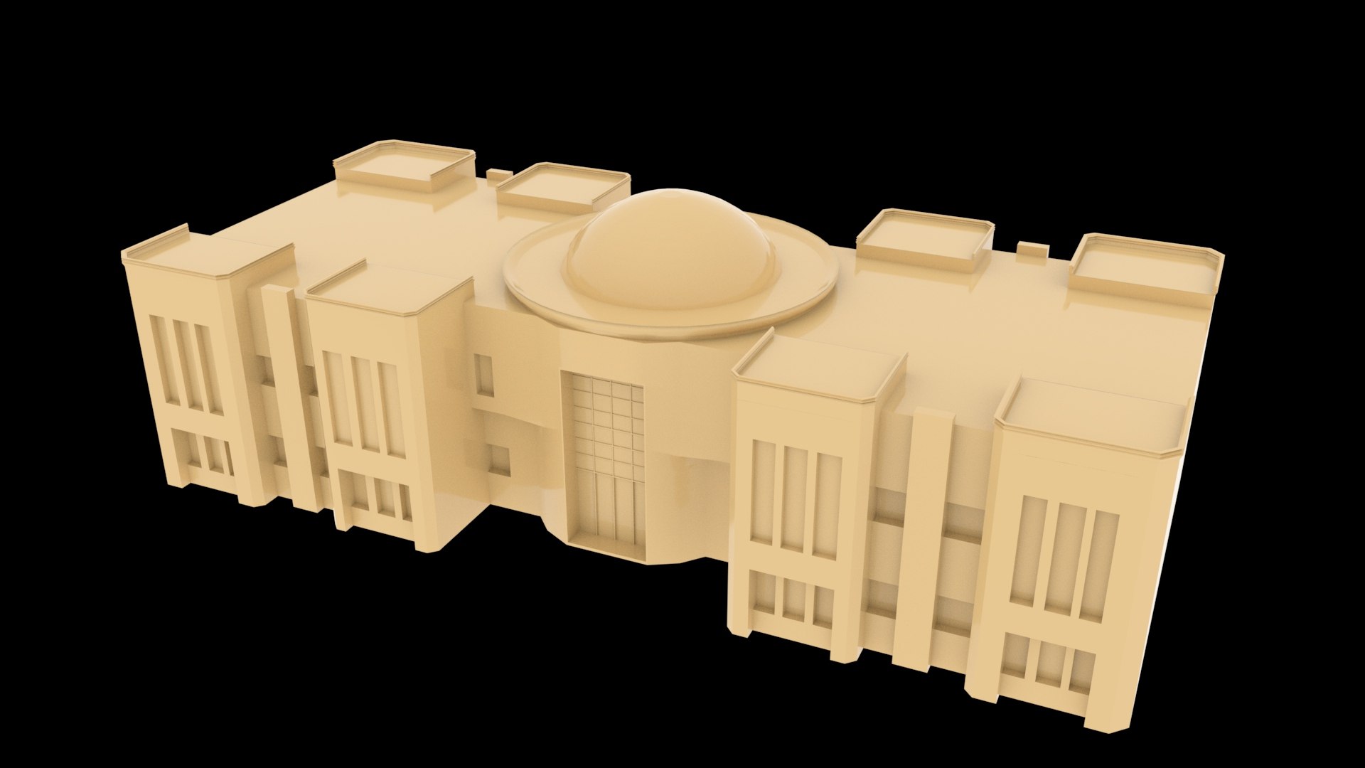 3D Kalba City Municipality Sharjah Model - TurboSquid 2151928