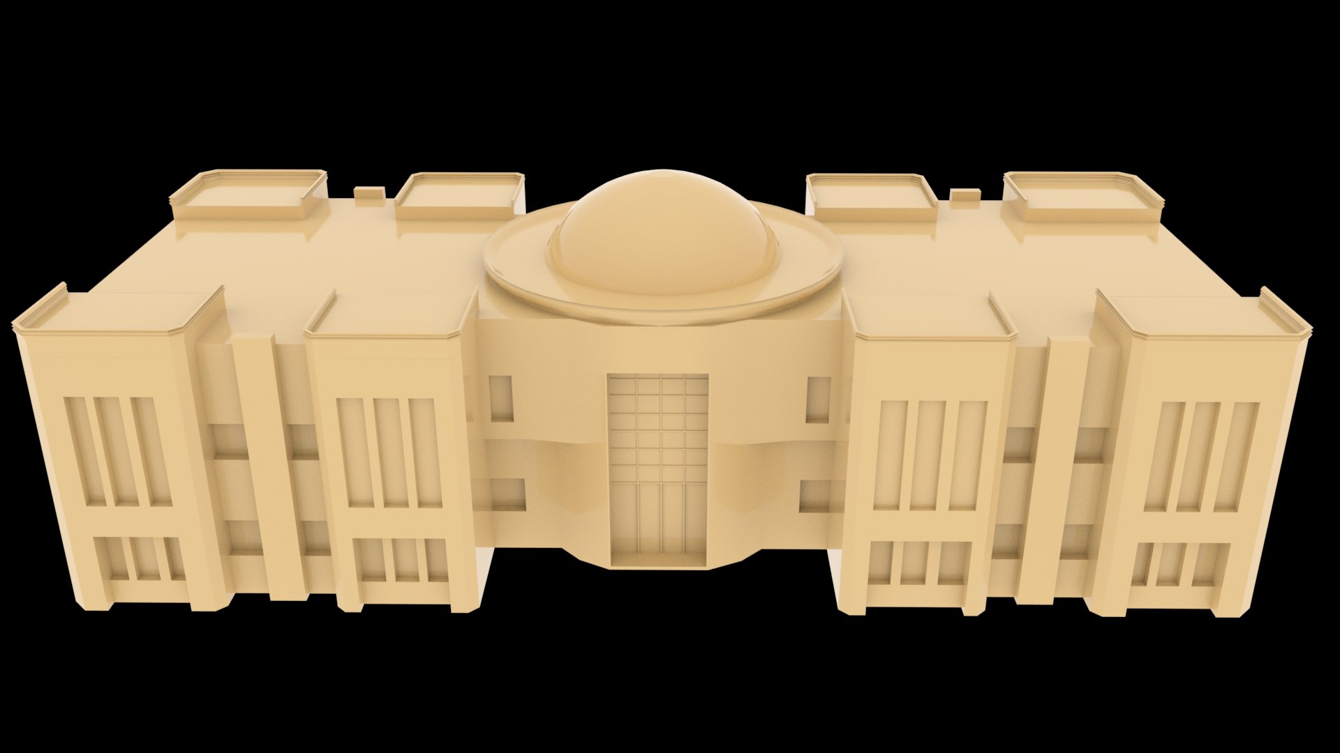 3D Kalba City Municipality Sharjah Model - TurboSquid 2151928