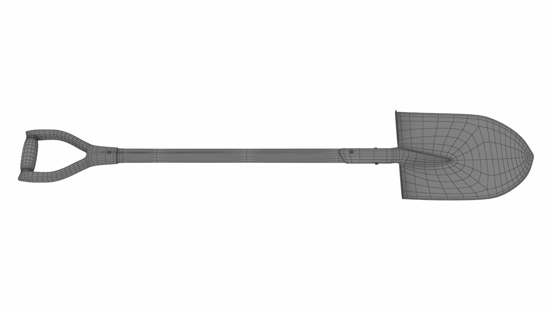 3D Spade Shovel - TurboSquid 1663453