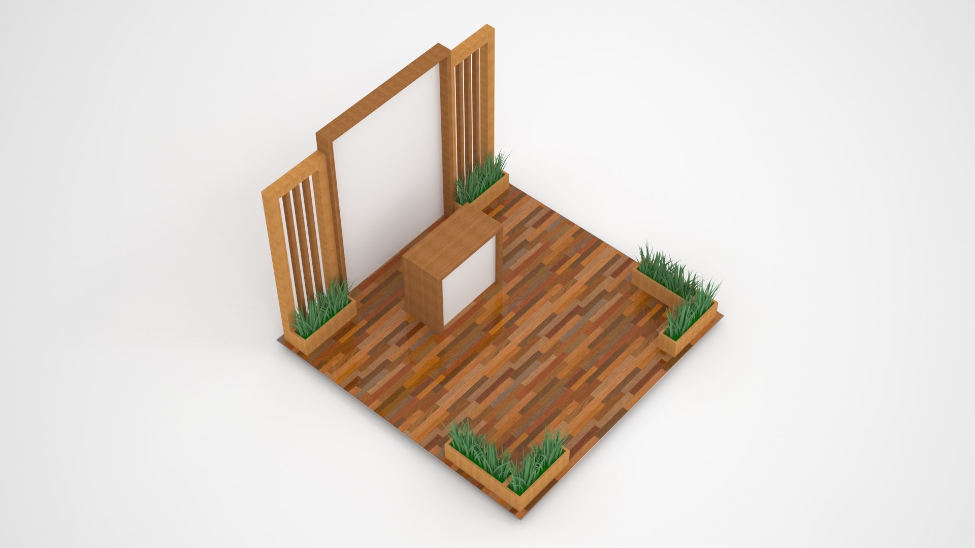 Stand Booth 3x3 Model - TurboSquid 1576680