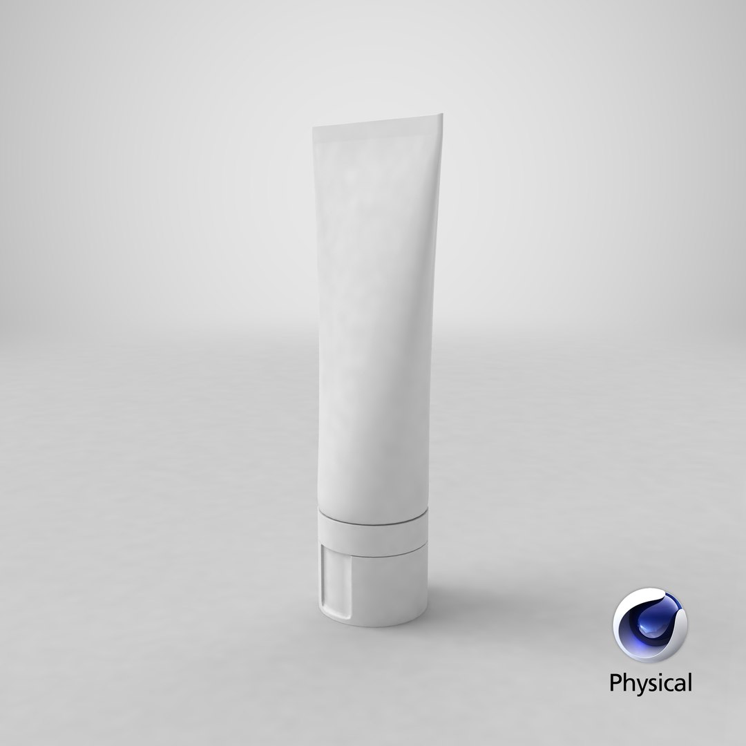 Toothpaste 01 Blank And Generic Label 3D Model - TurboSquid 2013556