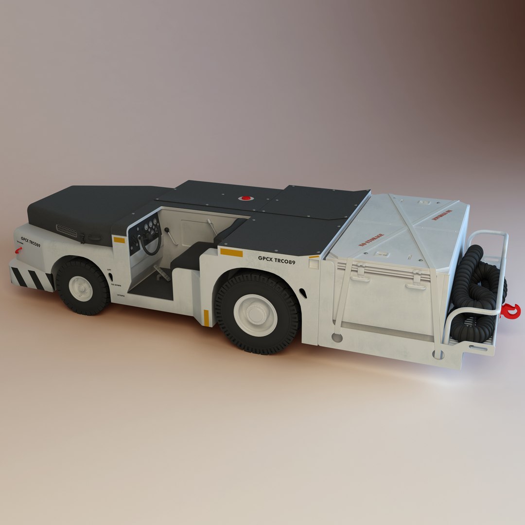 S 32a-31a Aircraft Tractor 3d Max