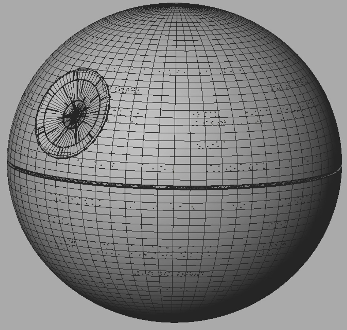 Death Star 3d Model
