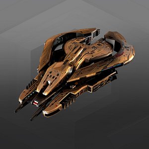 c4d space heavy cruiser