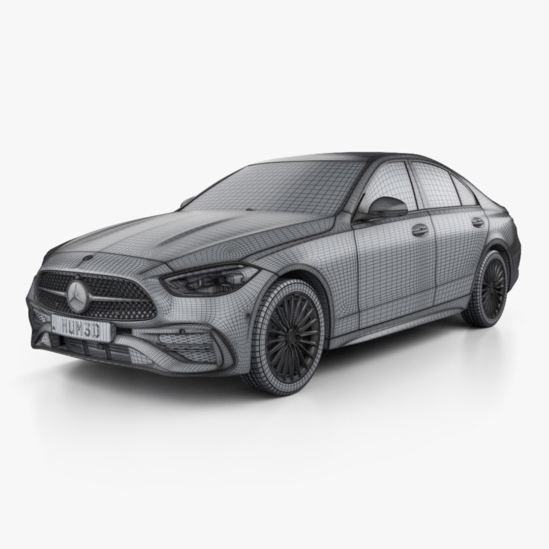 3D Mercedes-Benz C-class AMG-Line Sedan 2021 - TurboSquid 1733692