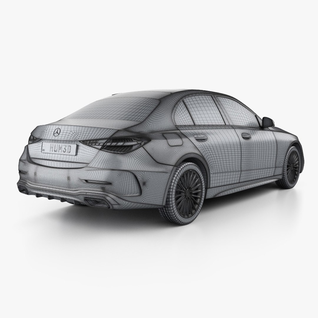 3D Mercedes-Benz C-class AMG-Line Sedan 2021 - TurboSquid 1733692