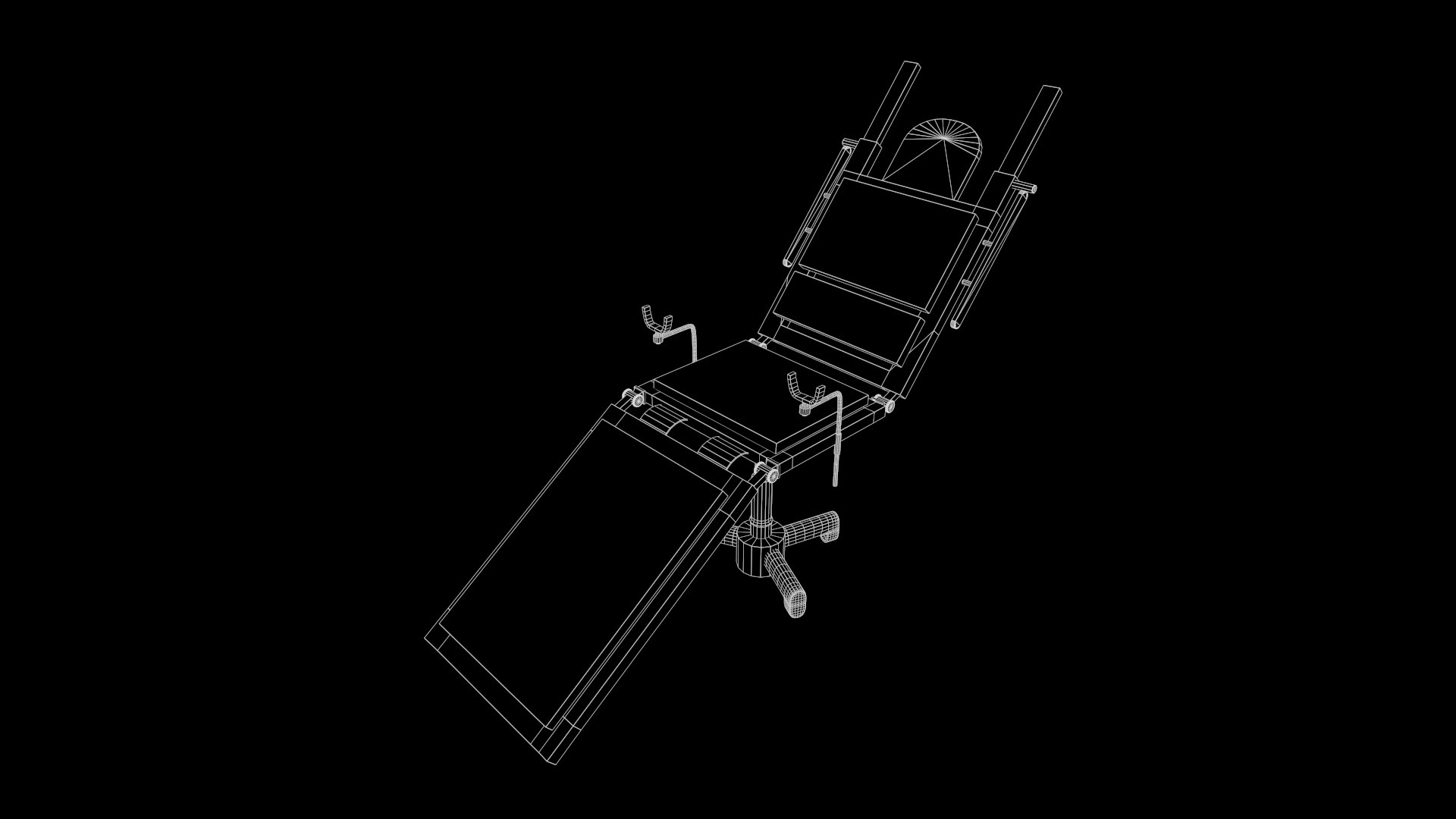 Hospital Stretcher Game Ready Low - Poly Low-poly model - TurboSquid ...
