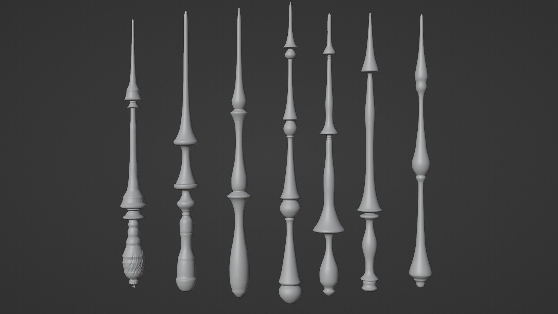 Wands 3D Model - TurboSquid 2067194
