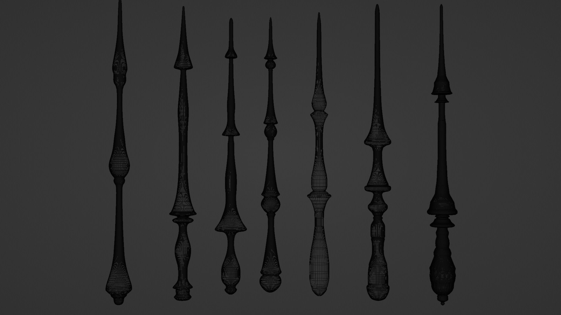 Wands 3D Model - TurboSquid 2067194