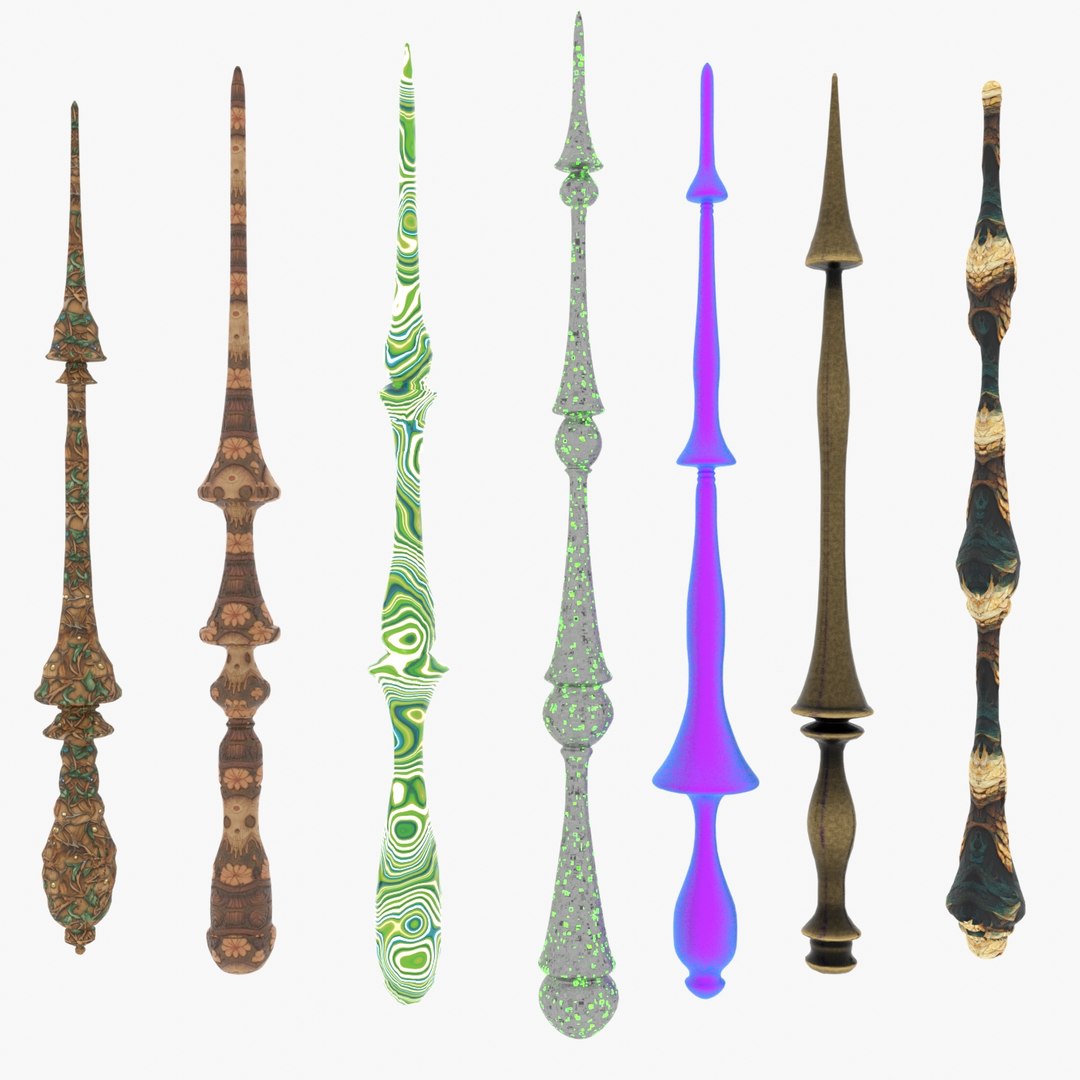 Wands 3D Model - TurboSquid 2067194