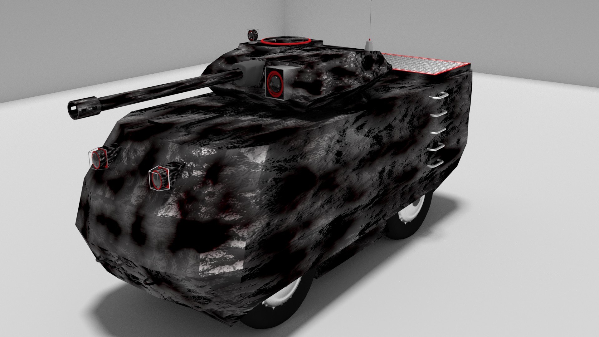 3D Ugie Light Tank Prototype Model - TurboSquid 1198200