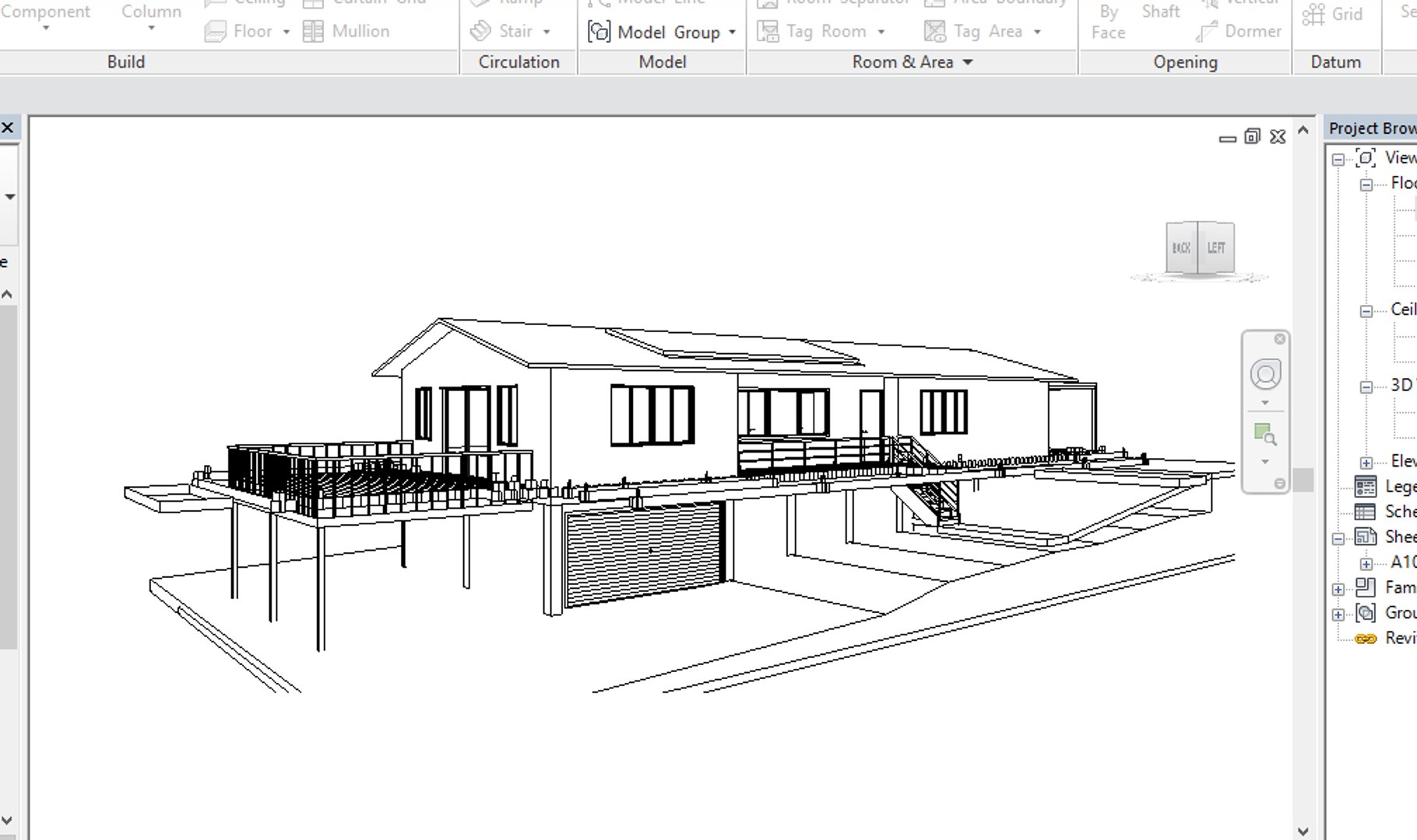 Revit Residential Building Villa 3D Model - TurboSquid 1230543