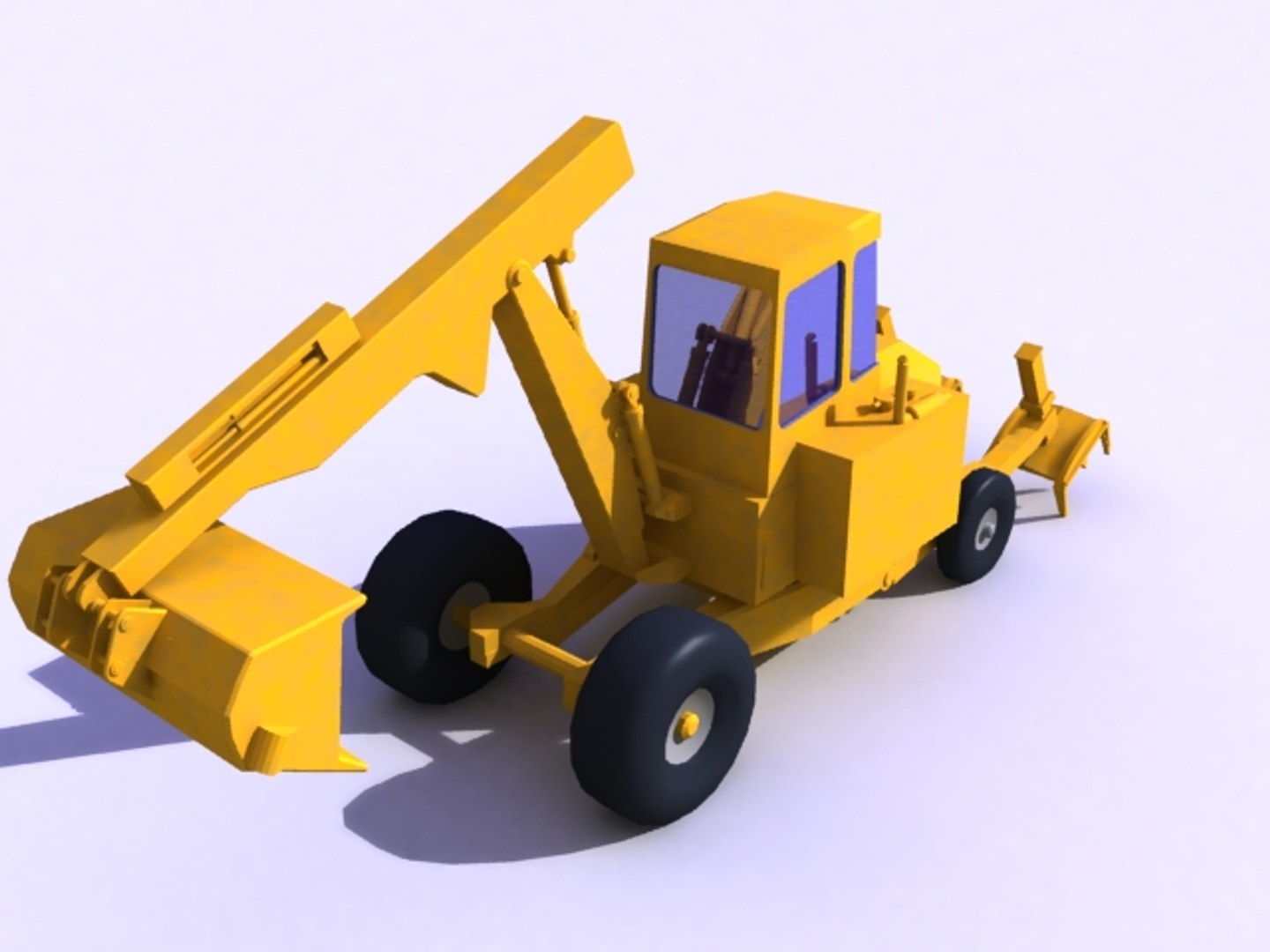 Spider Walking Excavator 3d Model