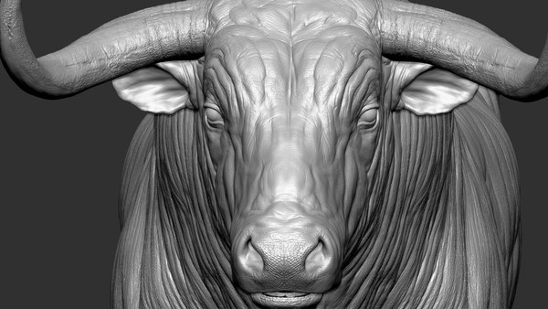 Bull el Toro VFX Zbrush Sculpture Digitale 3D model - TurboSquid 1803984