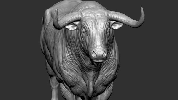 Bull el Toro VFX Zbrush Sculpture Digitale 3D model - TurboSquid 1803984