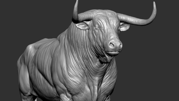 Bull el Toro VFX Zbrush Sculpture Digitale 3D model - TurboSquid 1803984