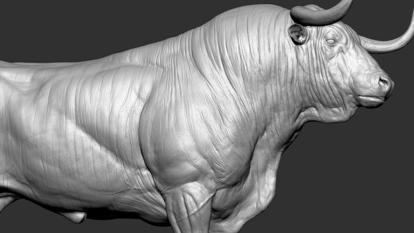 Bull el Toro VFX Zbrush Sculpture Digitale 3D model - TurboSquid 1803984